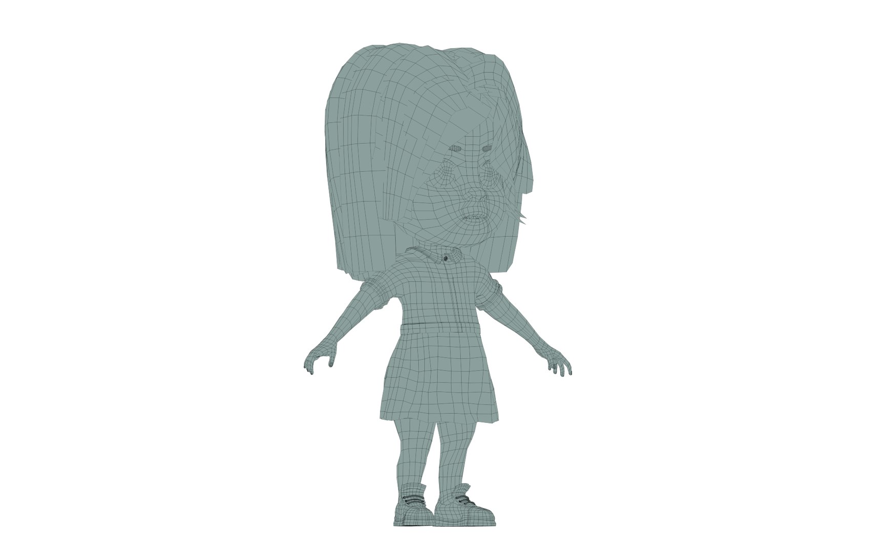3D Eva Child Cartoon Model - TurboSquid 1804096