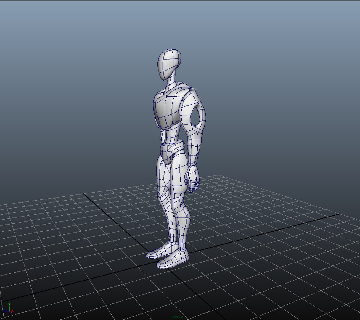 3d polygons simple model
