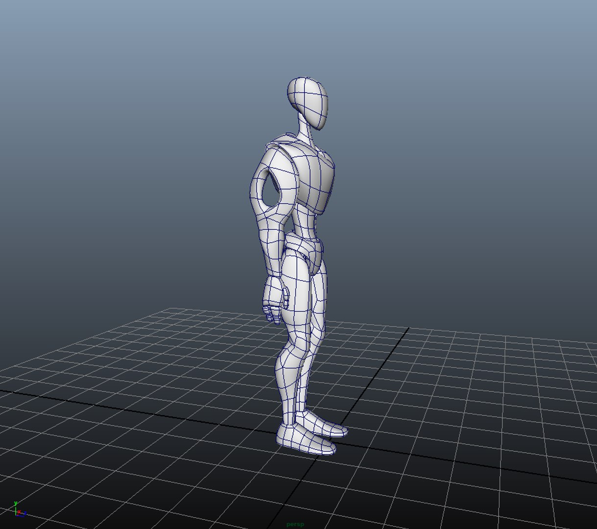 3d polygons simple model