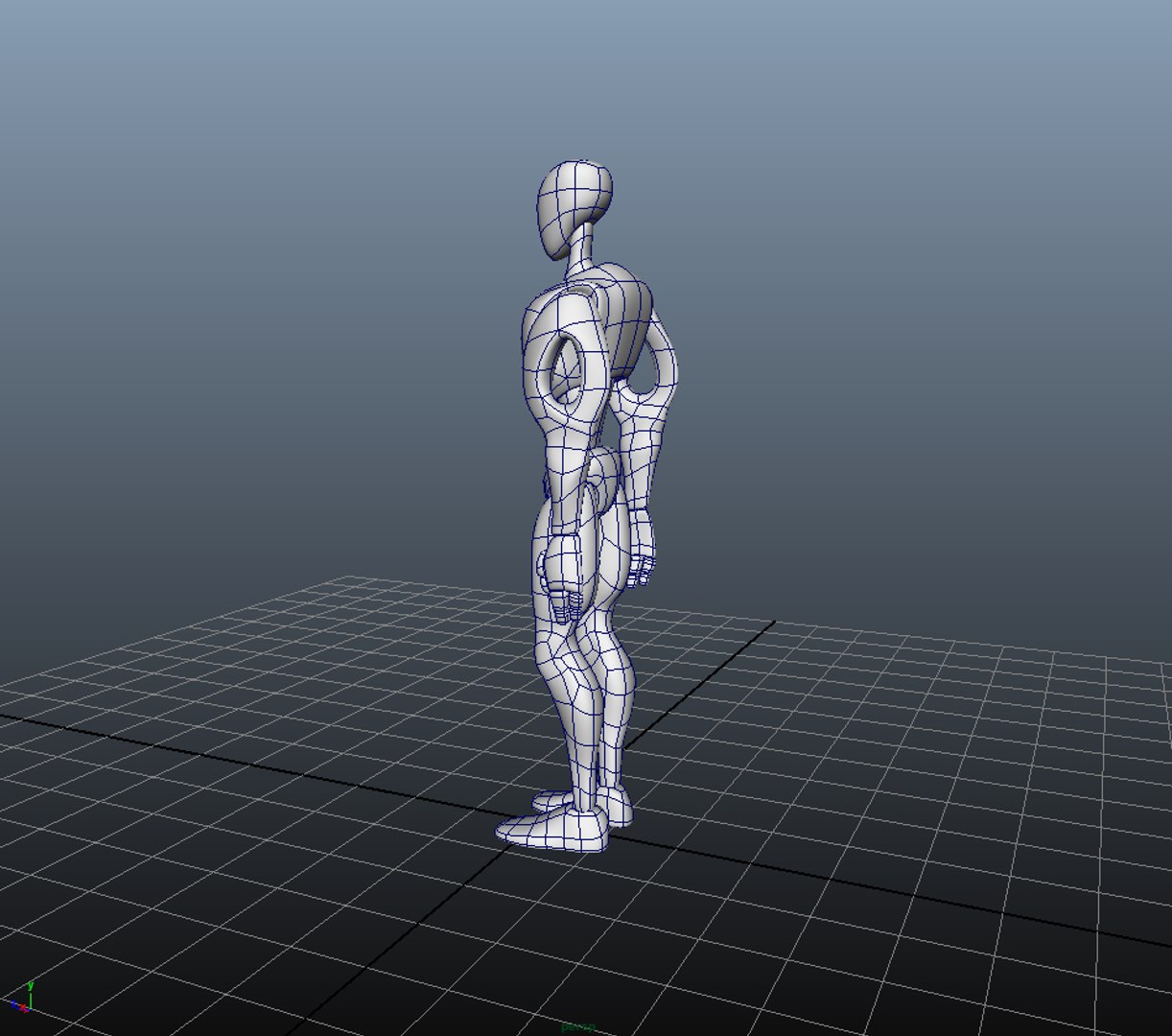 3d polygons simple model