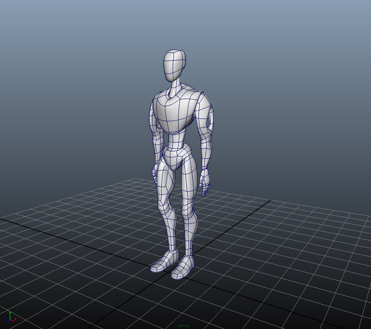 3d polygons simple model