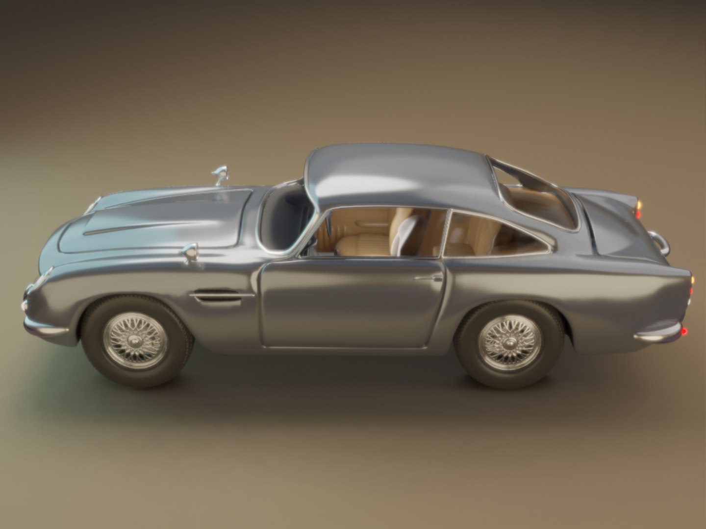 Classic Car Aston Martin 3D Model - TurboSquid 1654315