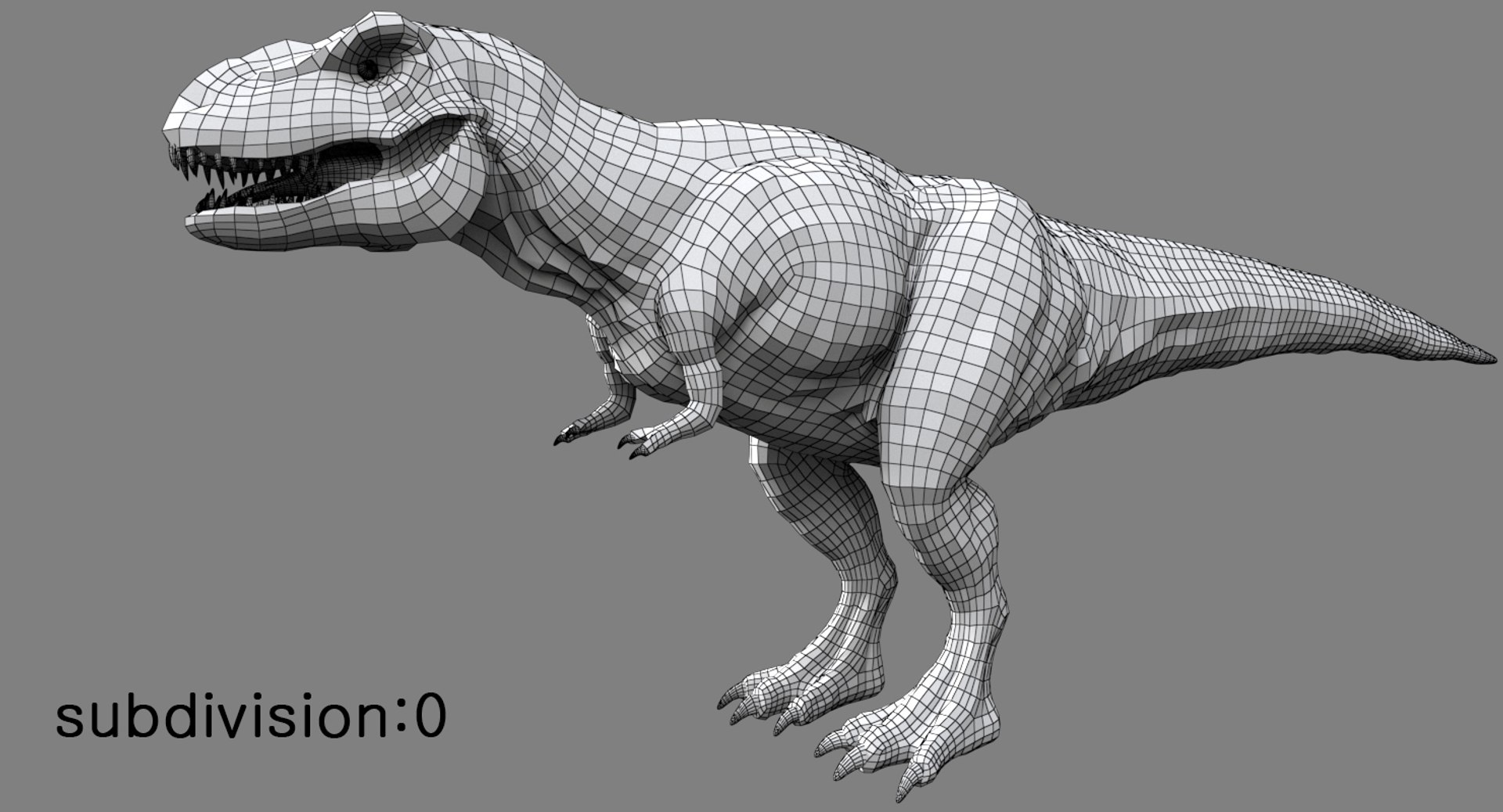 V-ray rigged rex 3D model - TurboSquid 1344302