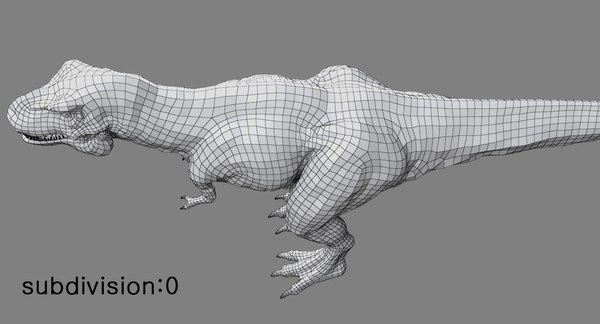 V-ray rigged rex 3D model - TurboSquid 1344302