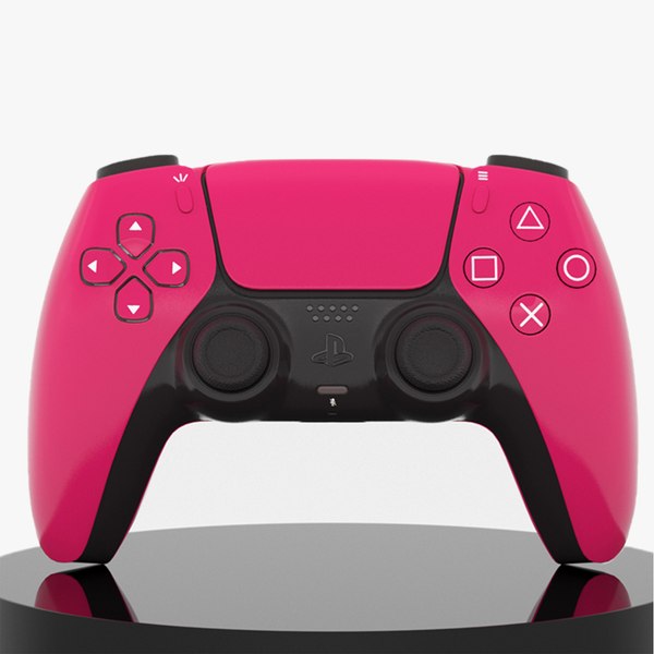 modelo 3d 3d studioControlador inalámbrico DualSense PS5 Cosmic Red ...
