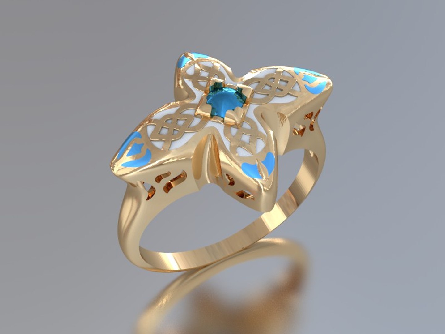 middle ages robe ring obj