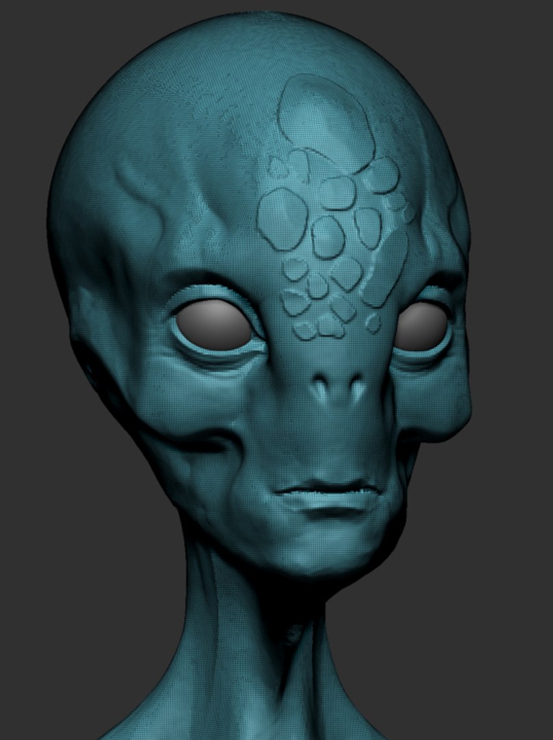 3D Alien Reference Ztl - TurboSquid 1300973