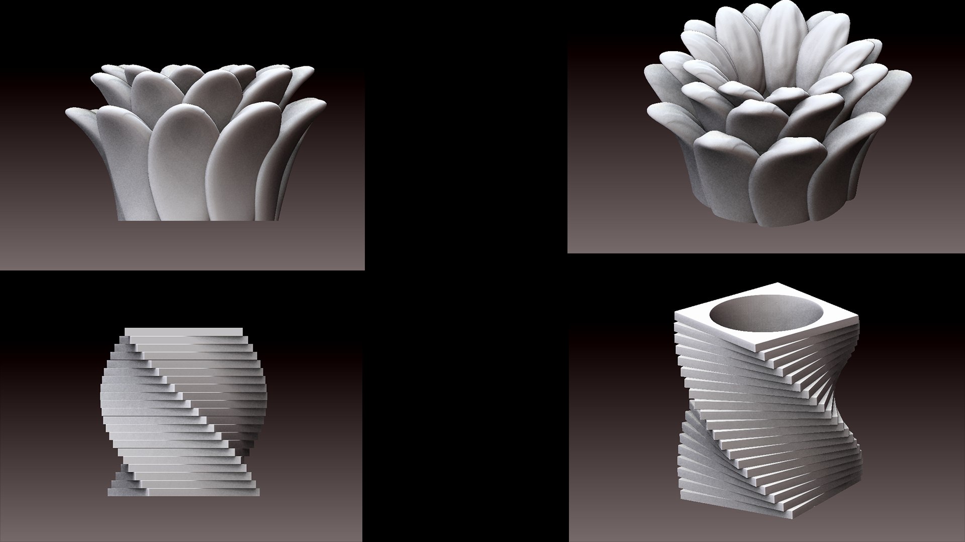50 Pots For 3d Printing 3D - TurboSquid 2110039