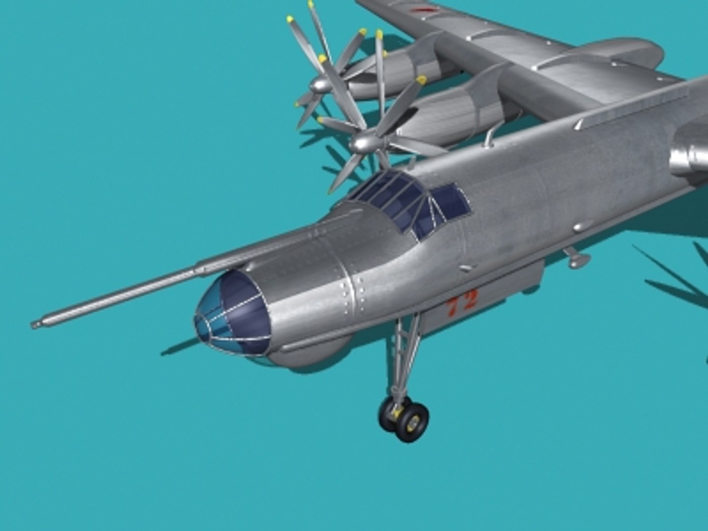 3d Aeroplane Bomber Model