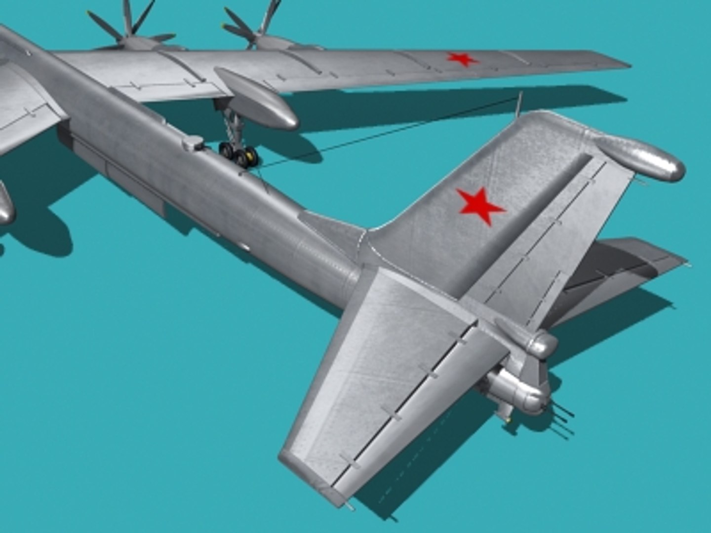 3d Aeroplane Bomber Model