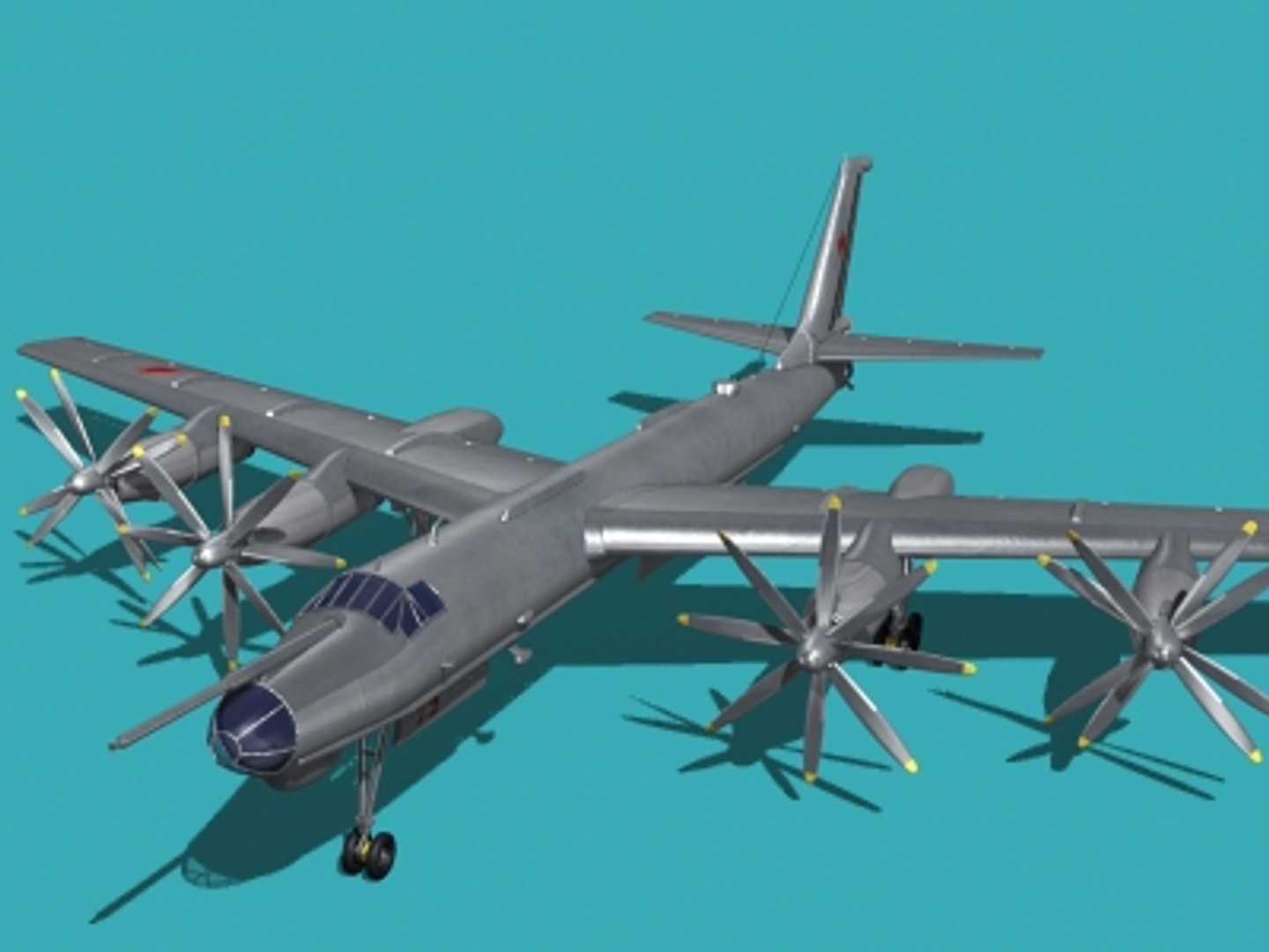 3d Aeroplane Bomber Model