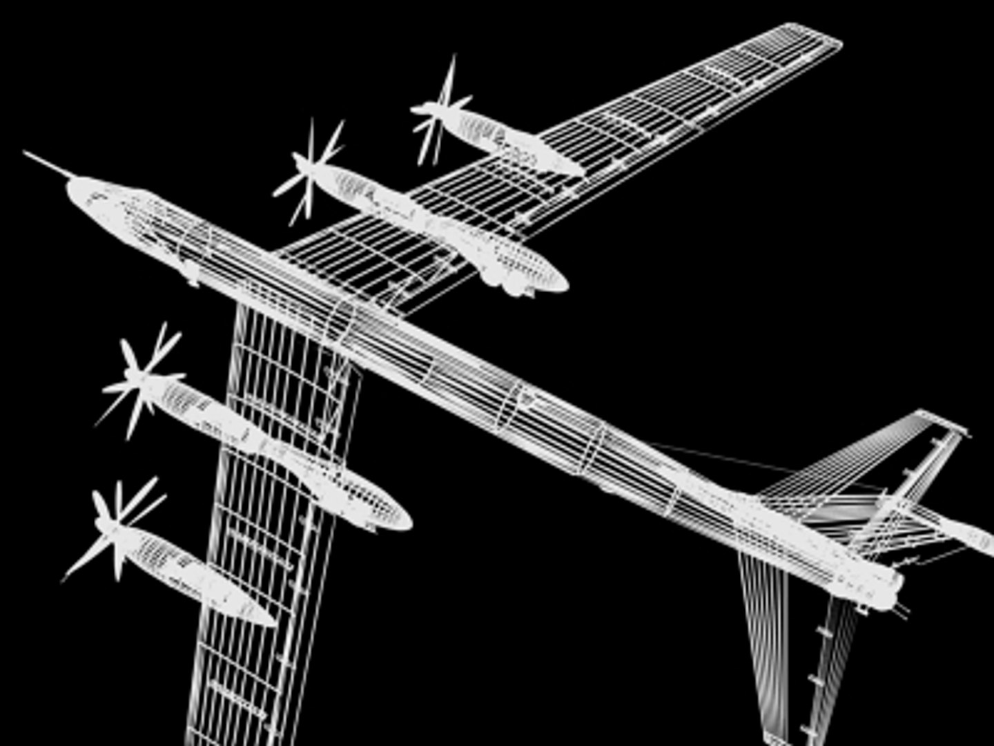 3d Aeroplane Bomber Model