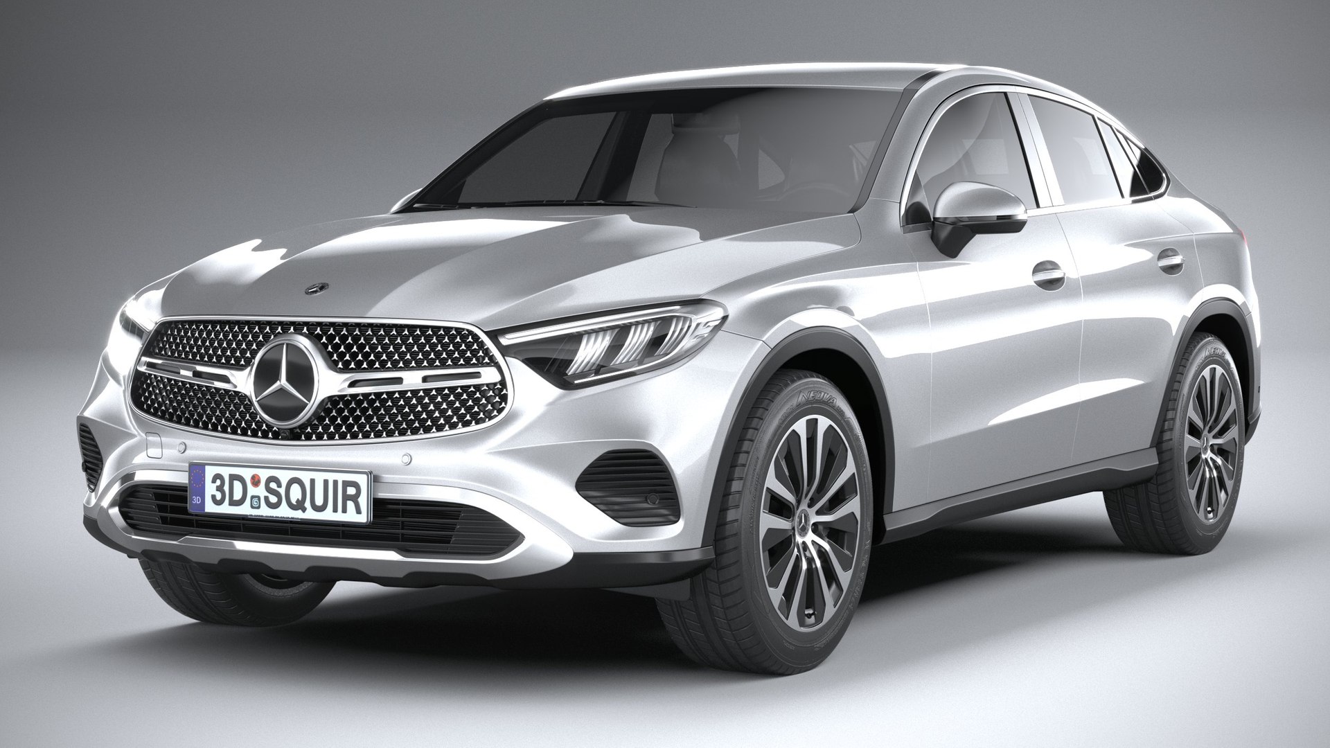Mercedes-Benz GLC Coupe Basic 2024 model - TurboSquid 2067204