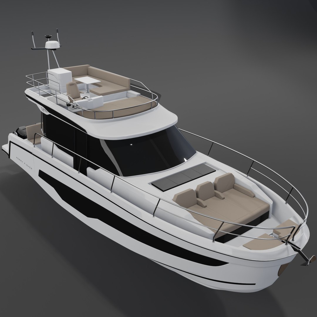 Jeanneau Merry Fisher 1295 3D Model - TurboSquid 2179582