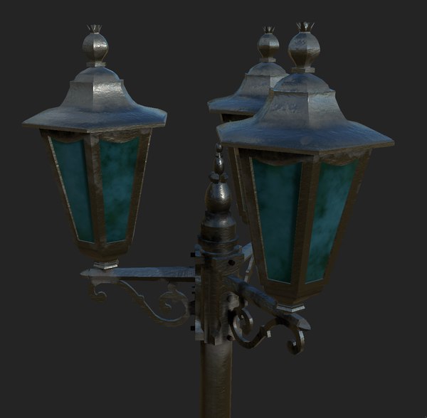 3D model outdoor lamp post - TurboSquid 1311054