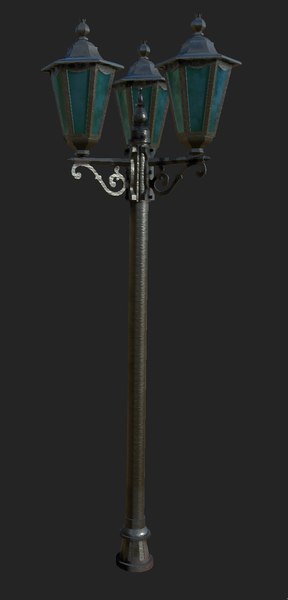 3D model outdoor lamp post - TurboSquid 1311054