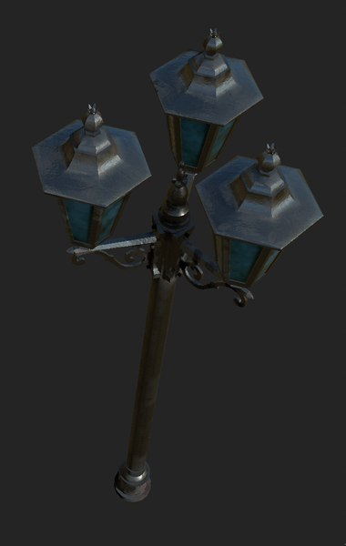 3D model outdoor lamp post - TurboSquid 1311054