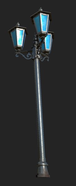 3D model outdoor lamp post - TurboSquid 1311054