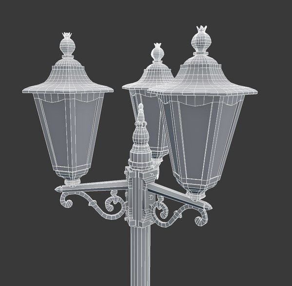 3D model outdoor lamp post - TurboSquid 1311054
