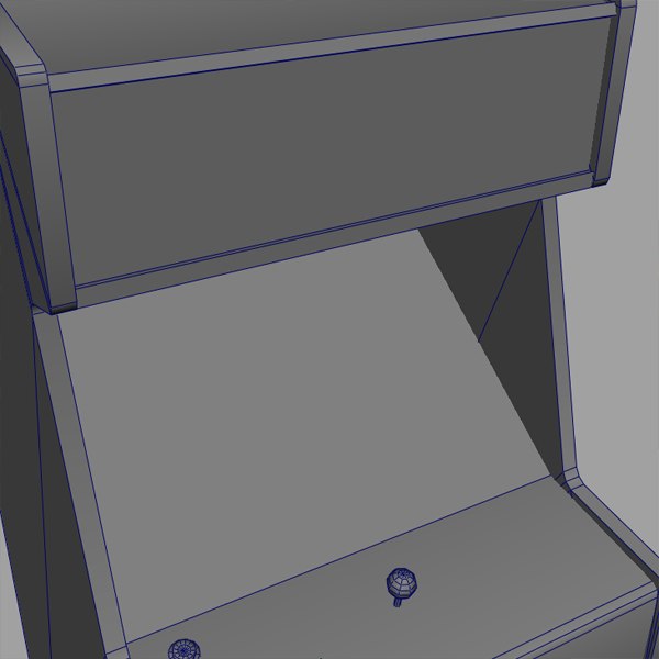 arcade cabinet 3d max