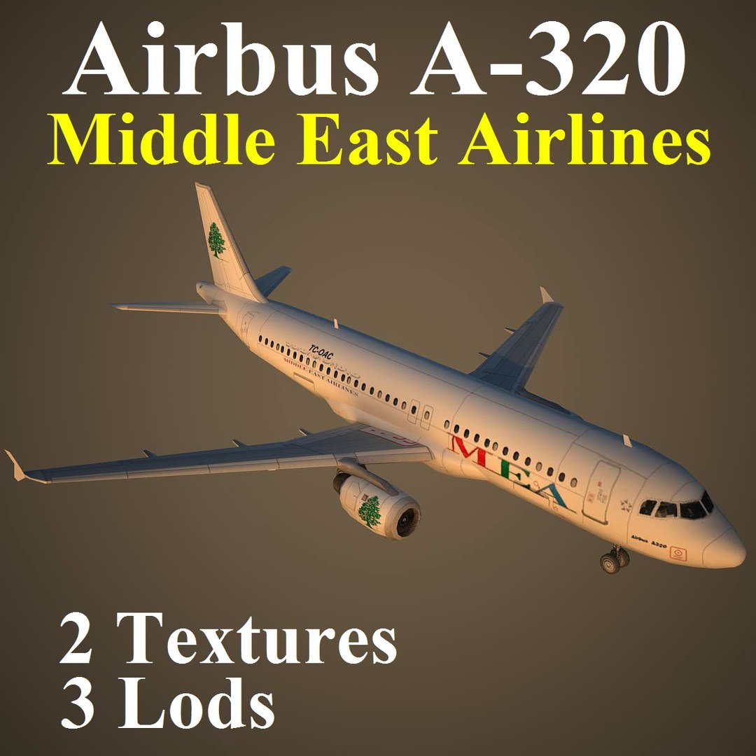 3d model airbus mea