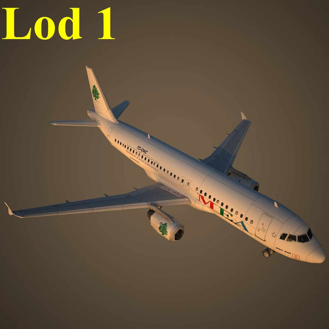 3d model airbus mea