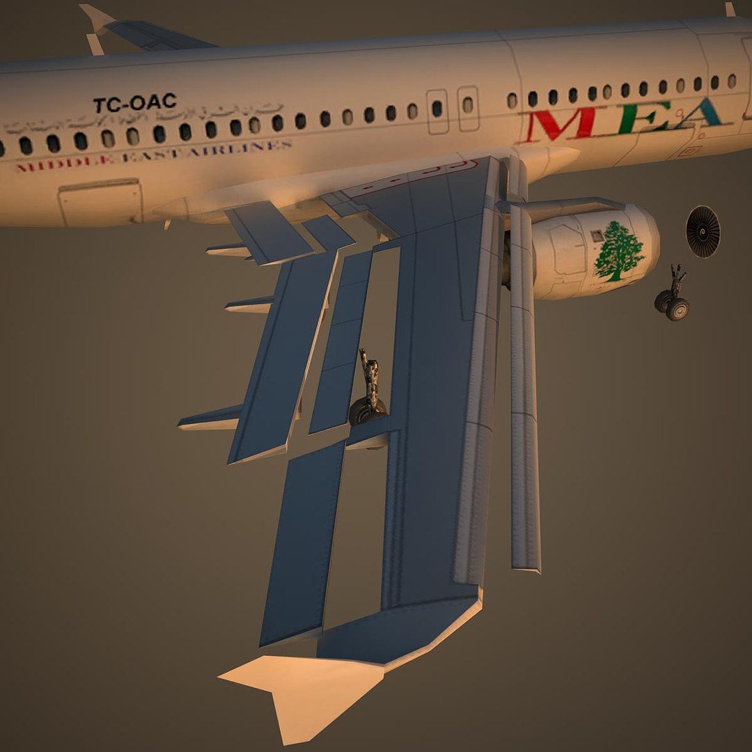 3d model airbus mea