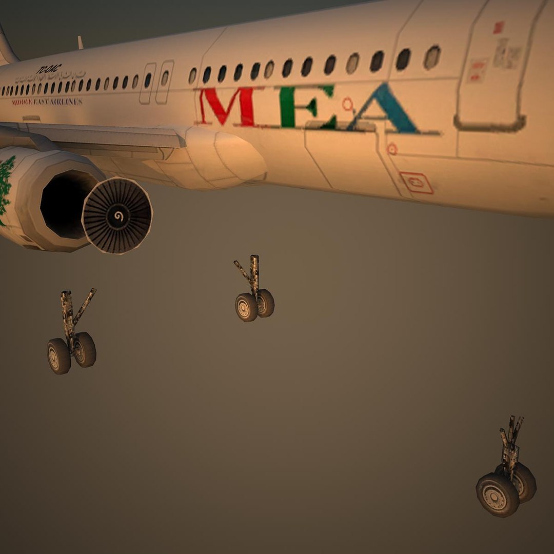 3d model airbus mea
