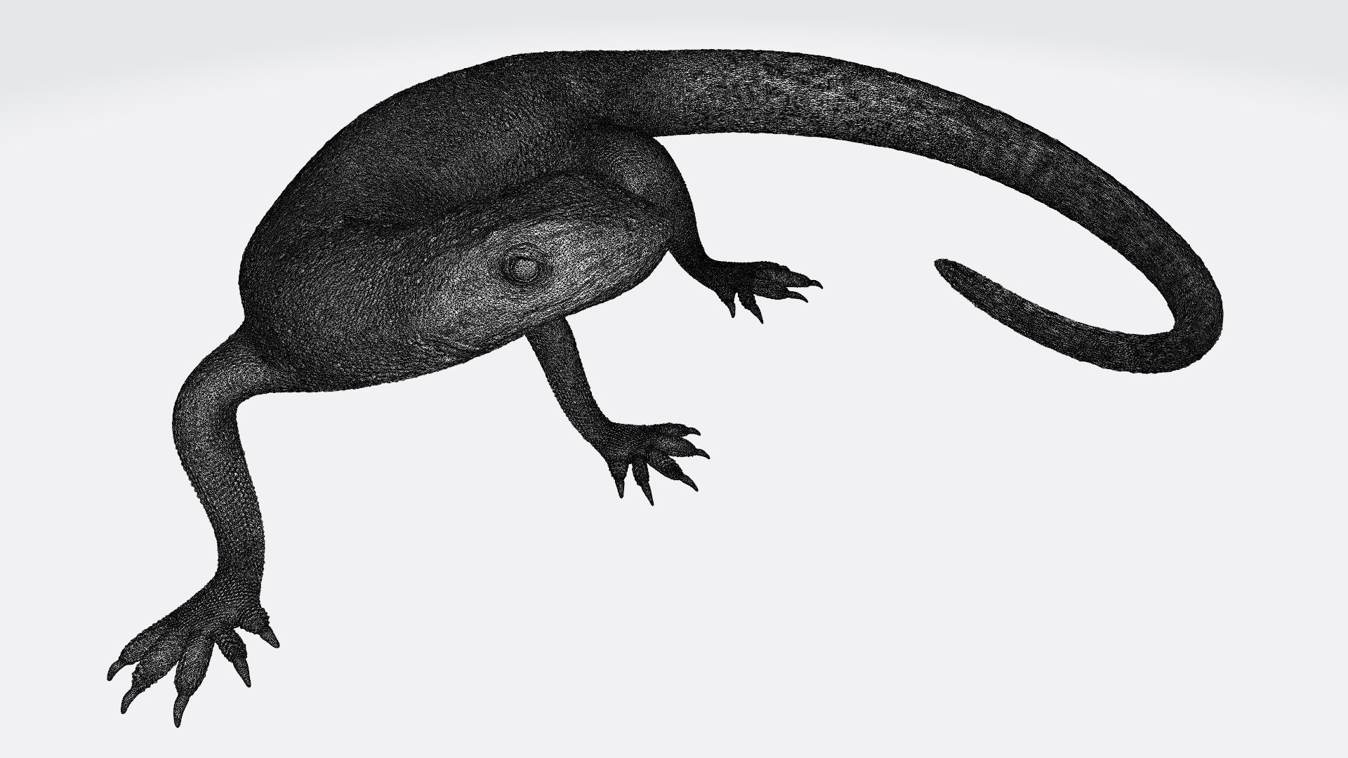 3D Monitor Lizard Printable - TurboSquid 1907175