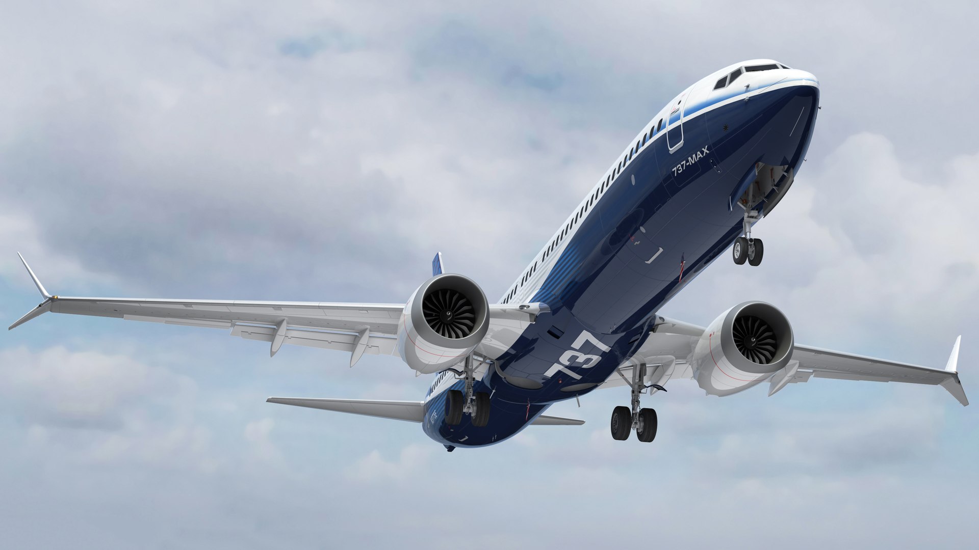 Boeing 737-10 MAX with Animation 3D model - TurboSquid 2163213