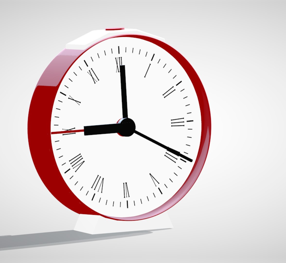 Alarm Clock 3D Model - TurboSquid 1181655