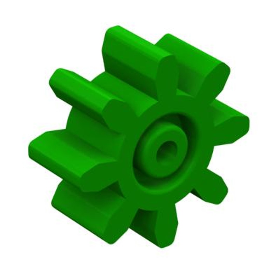 8 Tooth Gear Drive 3d Obj