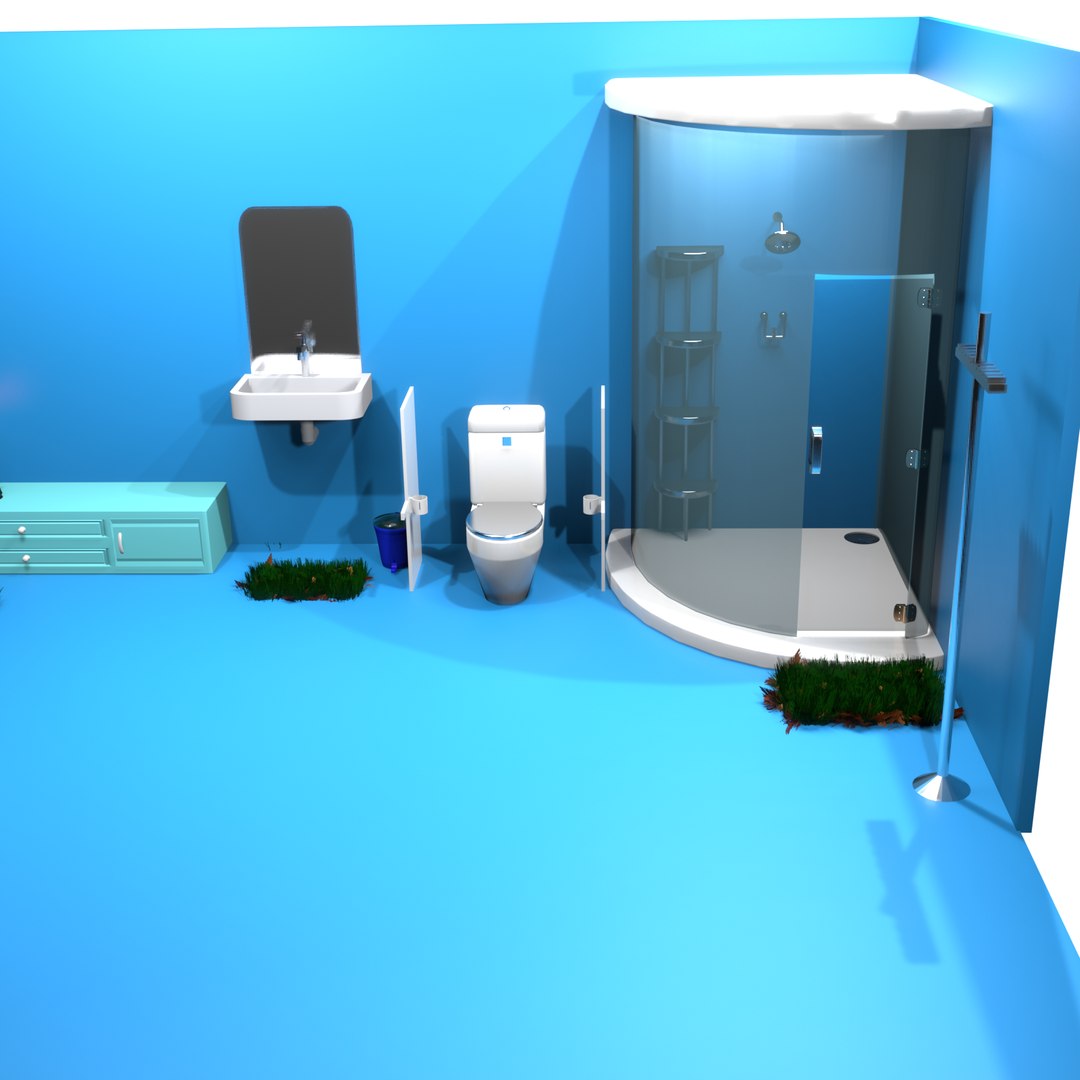 3D Bathroom Model - TurboSquid 1512542