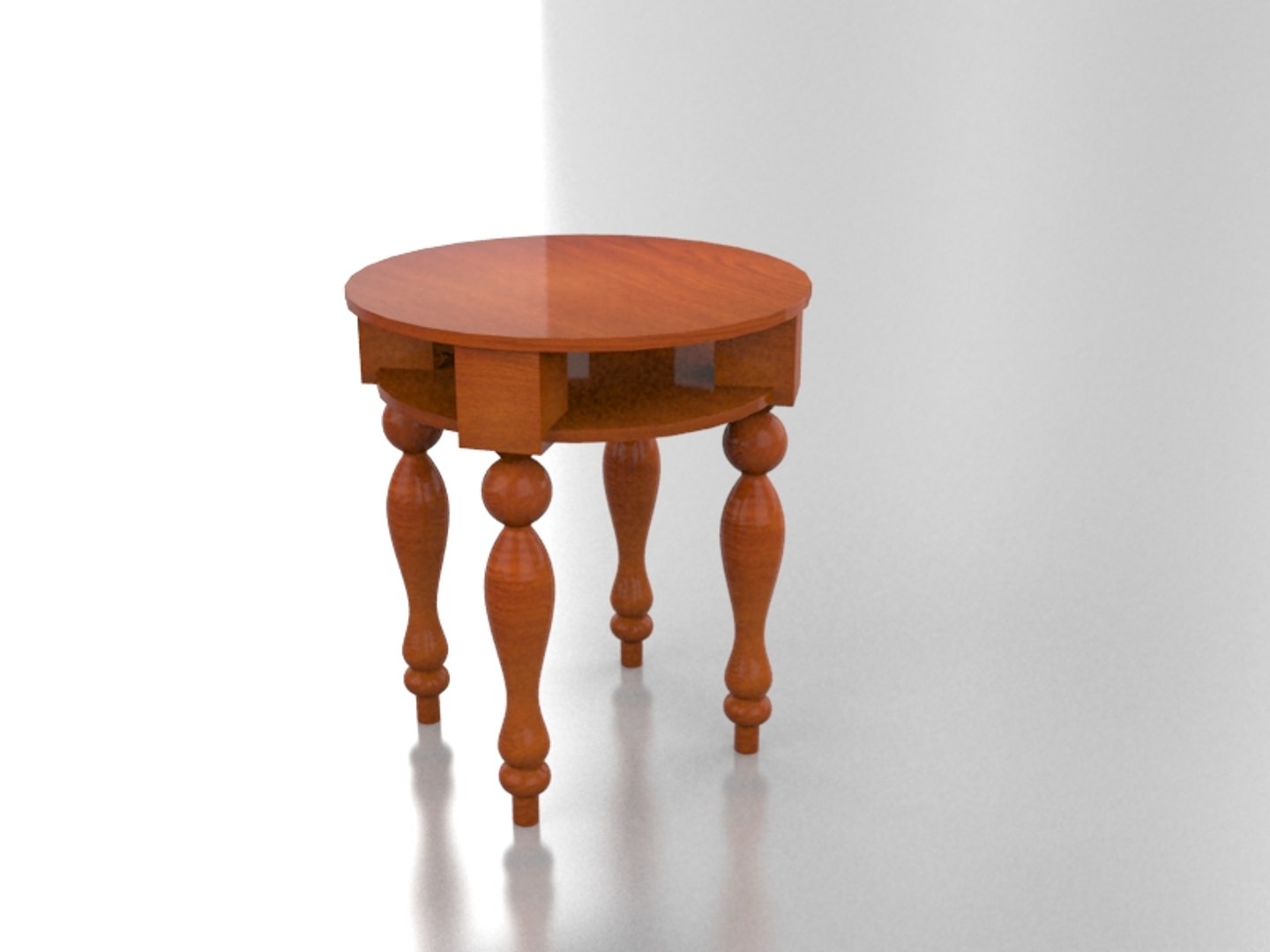 Tall Table 3d Model