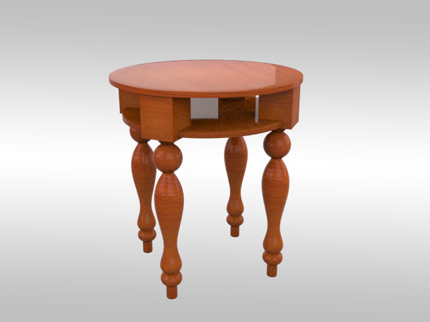 Tall Table 3d Model