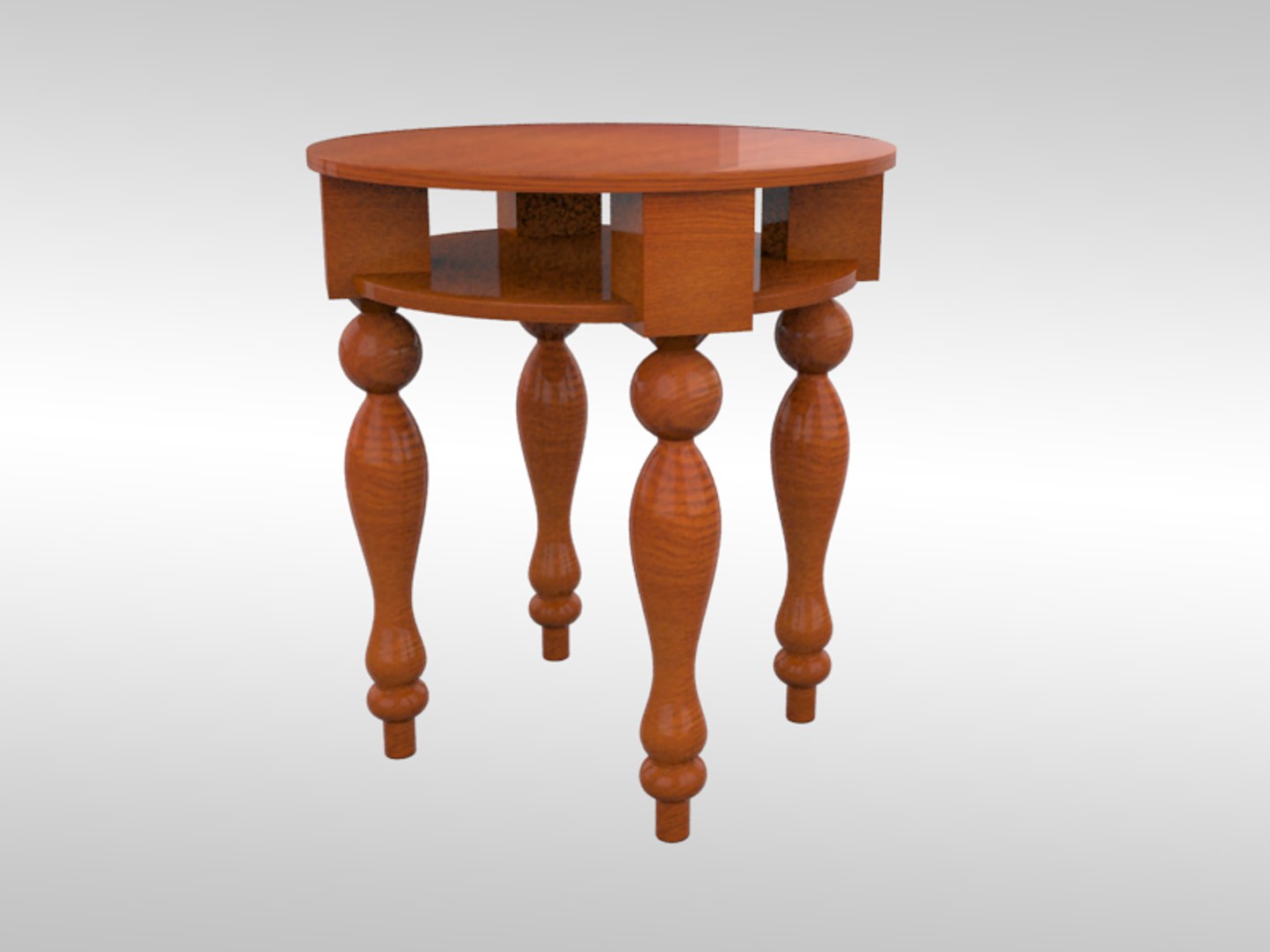 Tall Table 3d Model