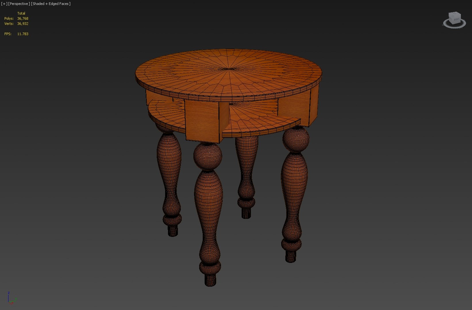 Tall Table 3d Model