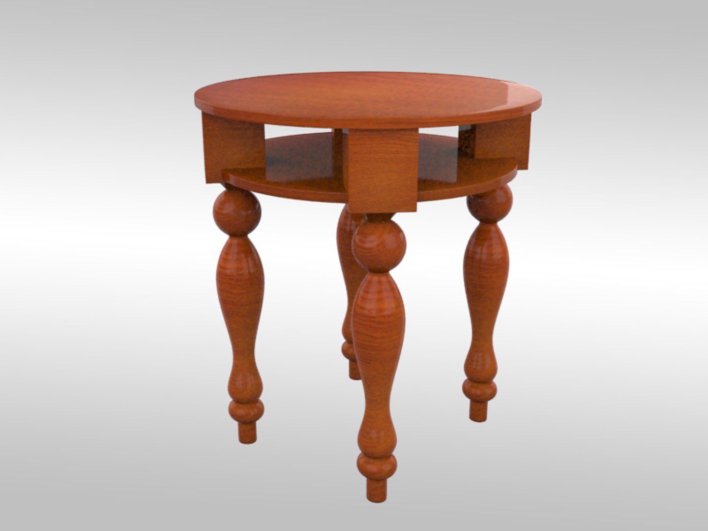 Tall Table 3d Model
