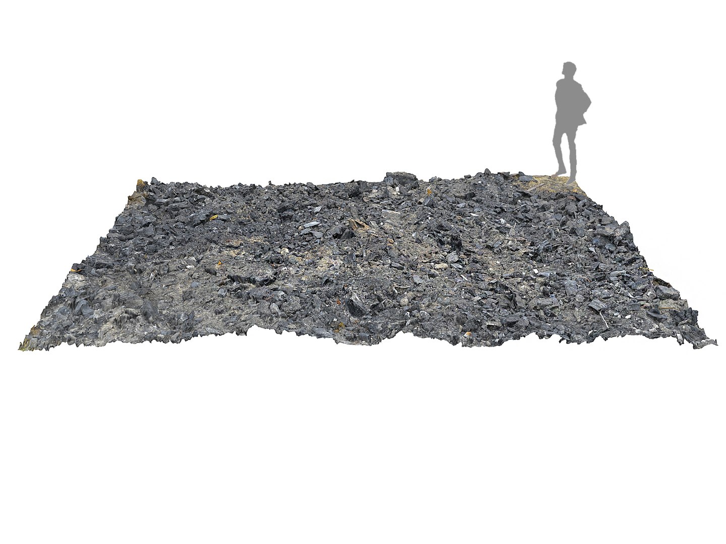 3D Burned Ground Rubble Model - TurboSquid 1578940