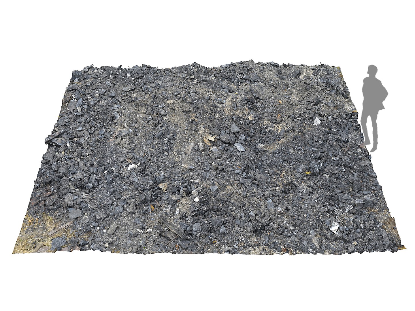 3D Burned Ground Rubble Model - TurboSquid 1578940