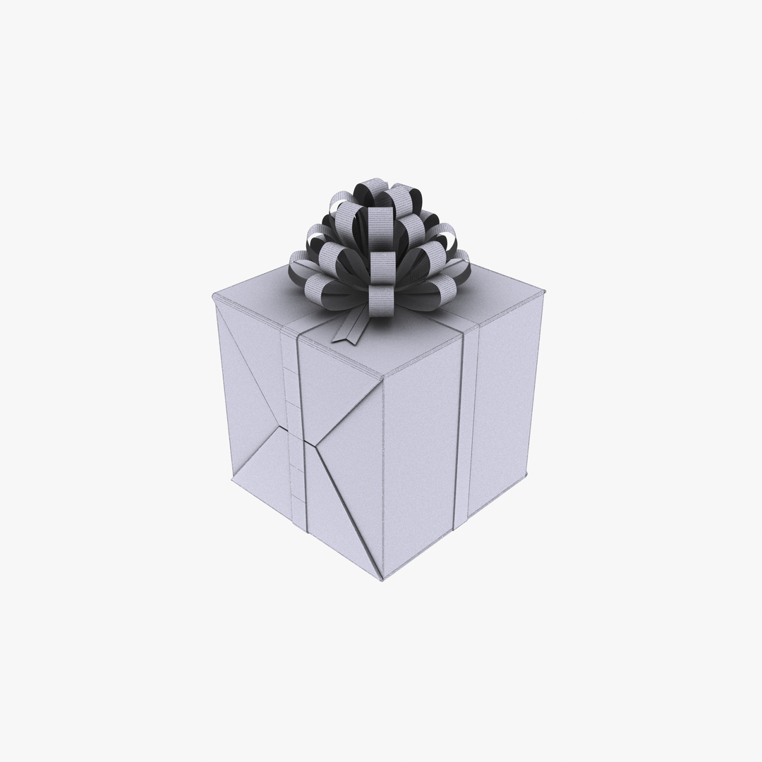 3d model gift box