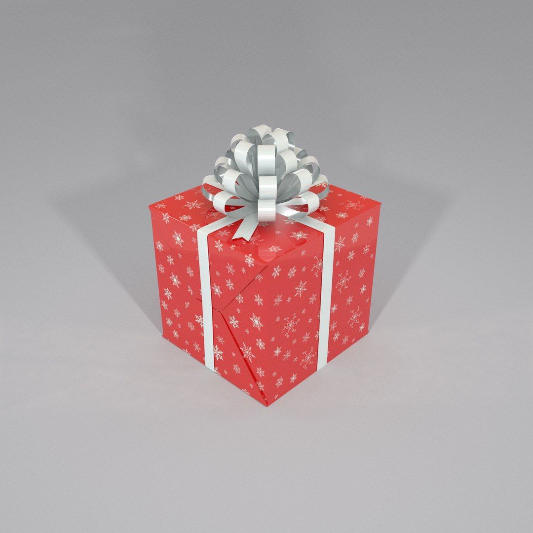 3d model gift box