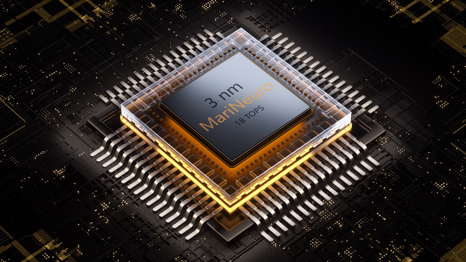 3D Circuit board structure of C4D Octan technology chip scene ...