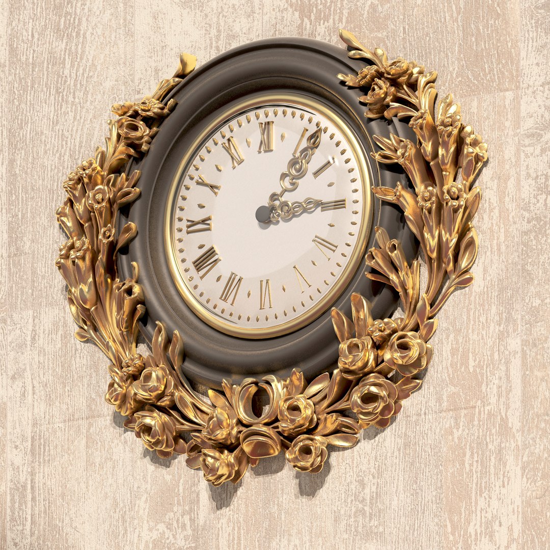 3D Classic Clock Max - TurboSquid 2307152