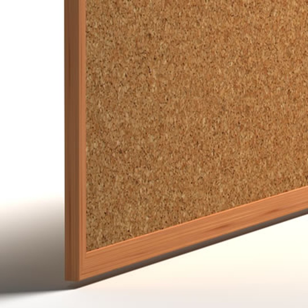 3d 3ds Pinboard Corkboard