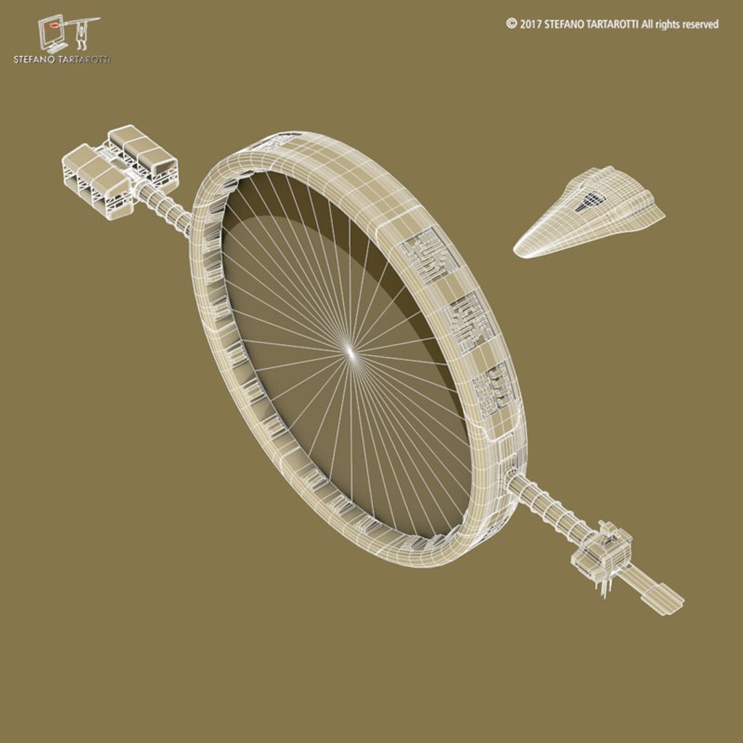 3D Sci-fi Stargate Shuttle Model - TurboSquid 1196370