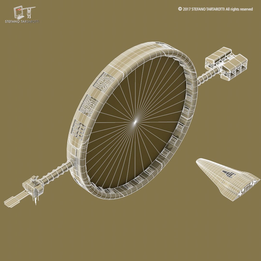 3D Sci-fi Stargate Shuttle Model - TurboSquid 1196370