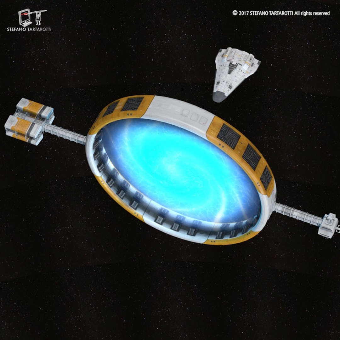 3D Sci-fi Stargate Shuttle Model - TurboSquid 1196370