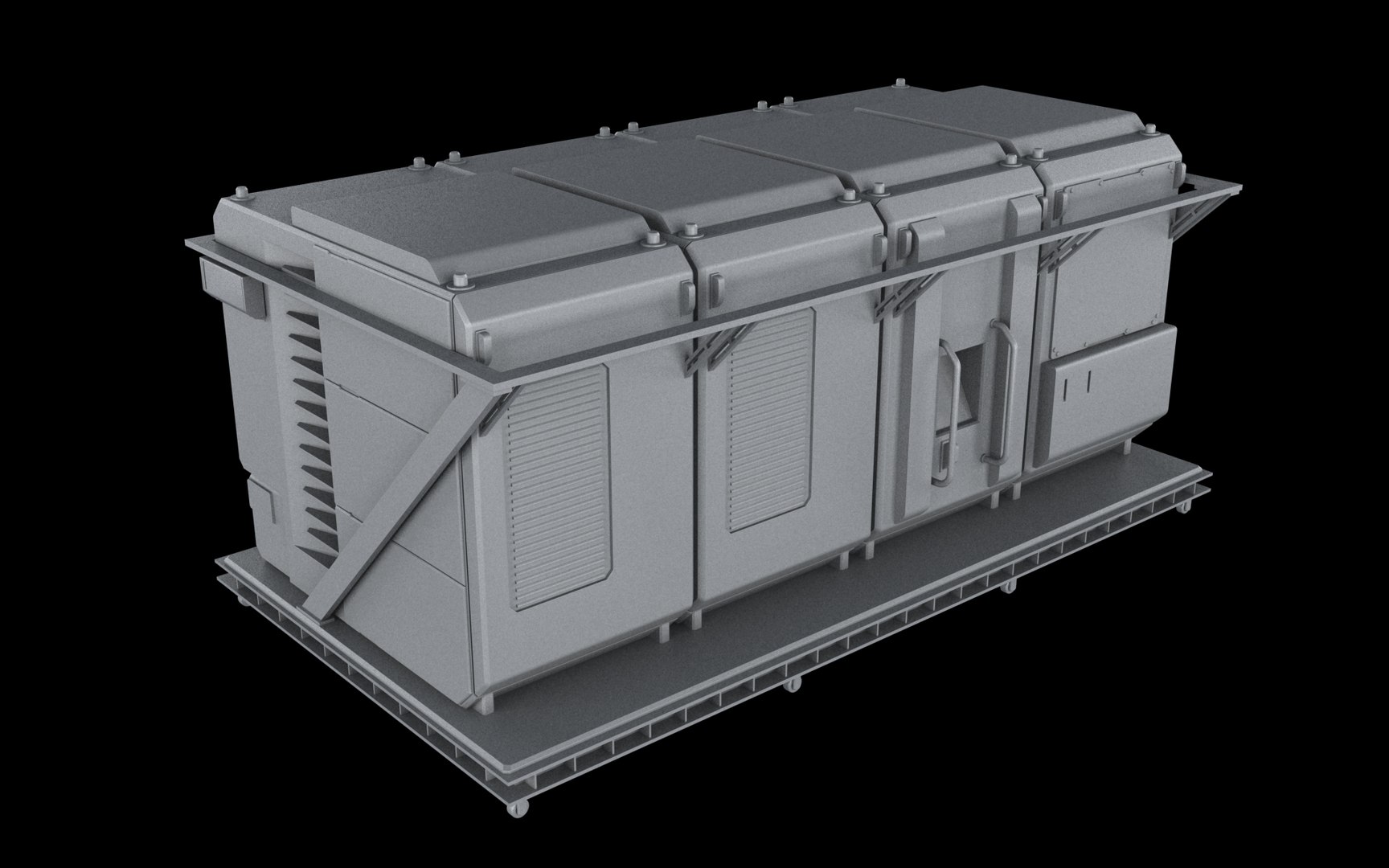 Sci-Fi Generator 3D Model - TurboSquid 2047275