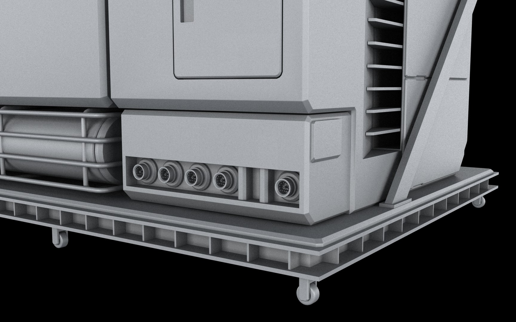 Sci-Fi Generator 3D Model - TurboSquid 2047275